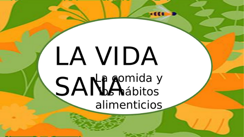 Healthy Living Spanish Materials GCSE/IGCSE | Teaching Resources