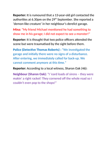 Skellig - Year 5/6 English Term Planning | Teaching Resources