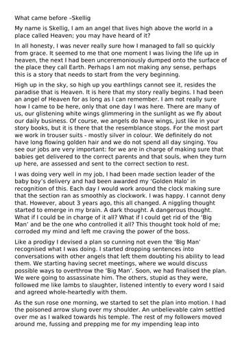 Skellig - Year 5/6 English Term Planning | Teaching Resources