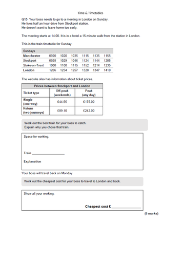 Functional Skills Maths Level 1 Exam questions by Topic | Teaching ...