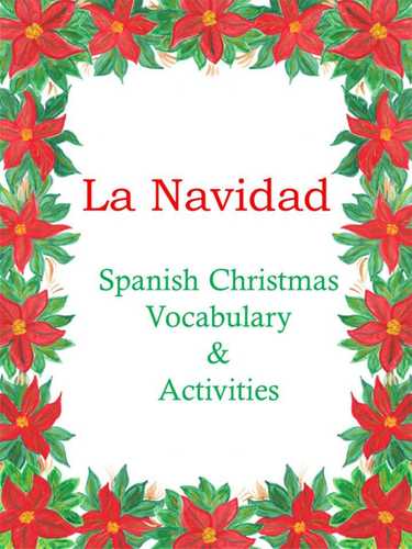 La Navidad - Spanish Christmas Vocabulary & Activities | Teaching Resources