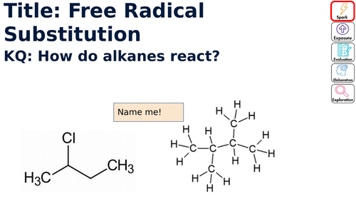 Free Radical Substitution (AS Chemistry) | Teaching Resources
