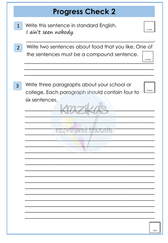 English Functional Skills - Entry Level 3 - Writing Composition ...