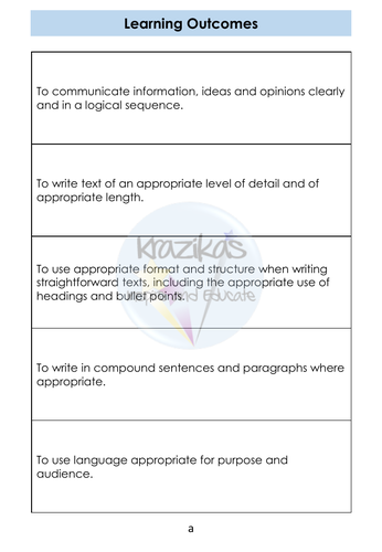 English Functional Skills - Entry Level 3 - Writing Composition ...