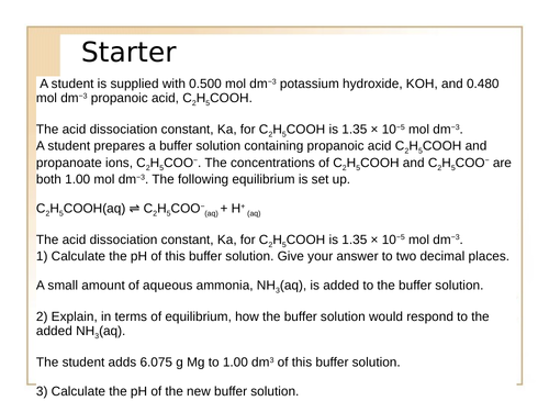 OCR Chemistry Neutralisation and pH curves | Teaching Resources