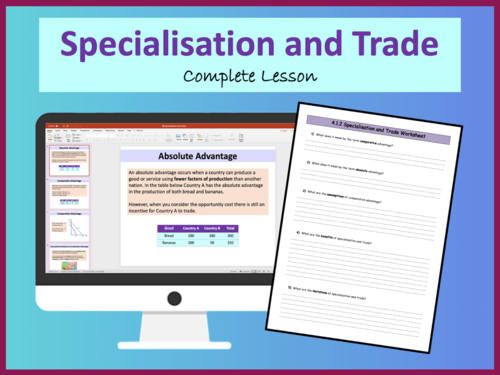 Specialisation and Trade - A Level Economics | Teaching Resources