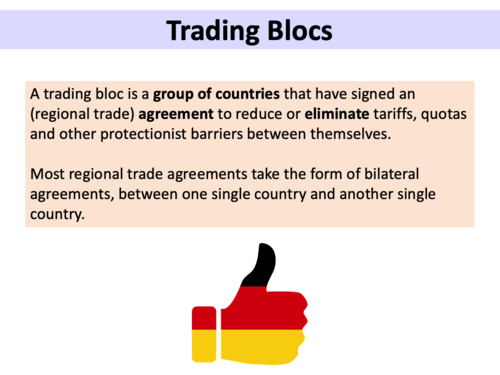 Trading Blocs and the World Trade Organisation - A Level Economics ...