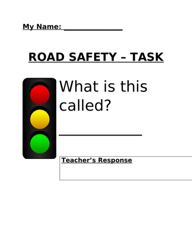 Road Safety Full Lesson | Teaching Resources