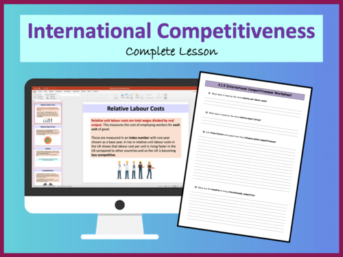 International Competitiveness - A Level Economics | Teaching Resources