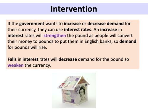 Exchange Rates - A Level Economics | Teaching Resources