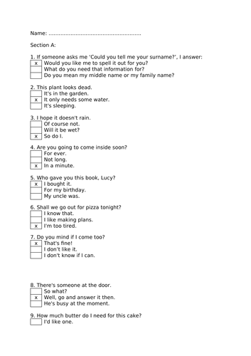 English Proficiency - Baseline Assessment (English as an Additional ...