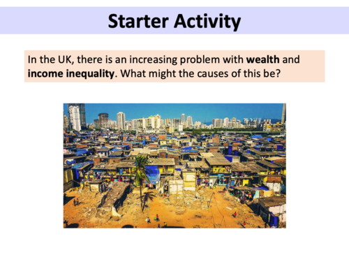 Poverty and Inequality (Topic 4.2) - A Level Economics | Teaching Resources