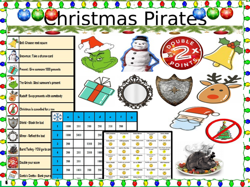 Christmas Maths Pirates game 2021 NEW | Teaching Resources