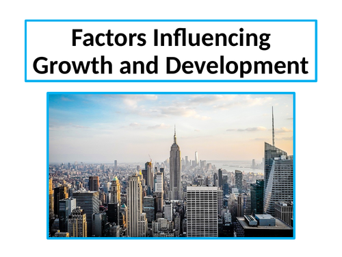 Factors Influencing Growth and Development - A Level Economics ...