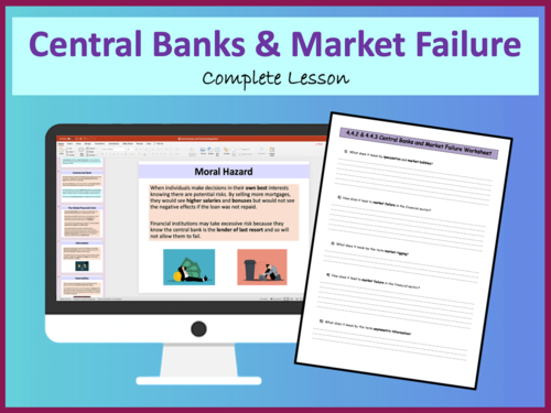 Central Banks and Market Failure - A Level Economics | Teaching Resources
