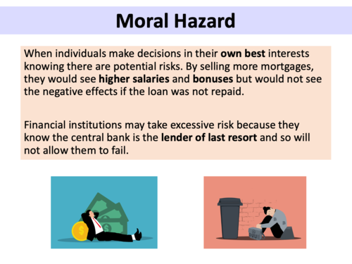 Central Banks and Market Failure - A Level Economics | Teaching Resources