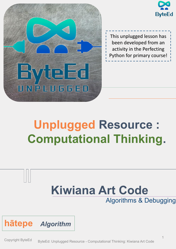ByteEd Coding Kiwiana Pixel Art Activities - Supporting computer ...