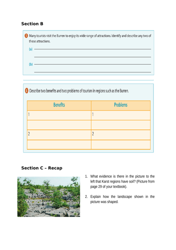 Geography Worksheet Bundle- Shaping the Earths crust | Teaching Resources