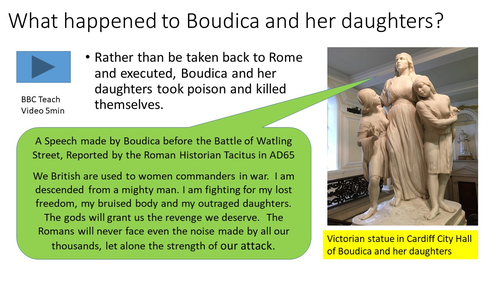 The Story of Queen Boudica - Card Sort | Teaching Resources