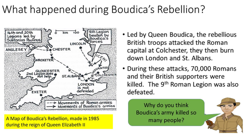 The Story of Queen Boudica - Card Sort | Teaching Resources