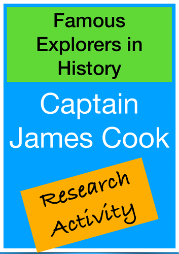 Captain Cook - Famous Explorers in History | Teaching Resources