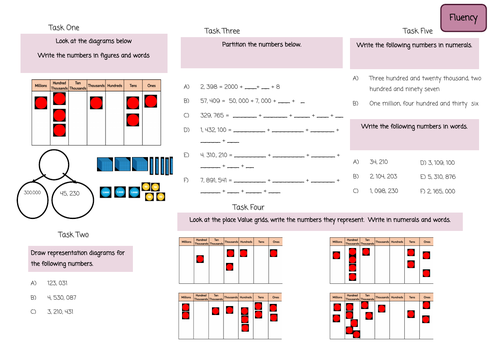 Year 6 Maths Place Value Scheme of Work- Place Value- Lesson One ...