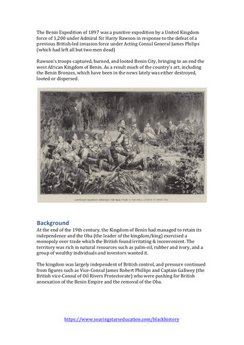 The Benin Massacre & The Sacking of Benin KS3 KS4 Whole Lesson ...