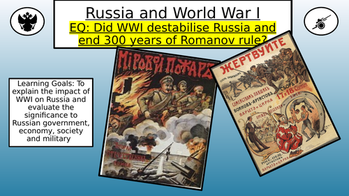 Impact of WWI on Russia Causes of February Revolution | Teaching Resources