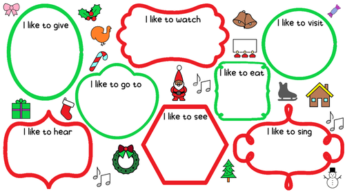 Christmas Writing Frame | Teaching Resources