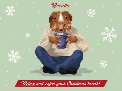 ‘Relax And Enjoy Your Christmas Holiday’ E-Card | Teaching Resources