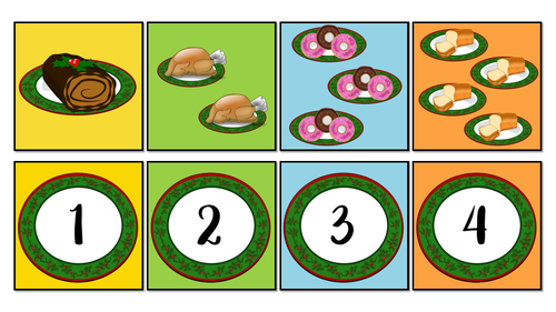 12 Foods to Count at Christmas | Teaching Resources