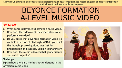 Beyoncé Formation Media Language, Representation and Contexts ...