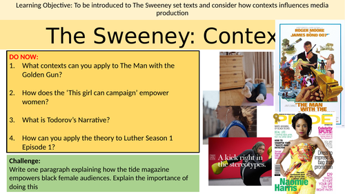 The Sweeney Contexts | Teaching Resources