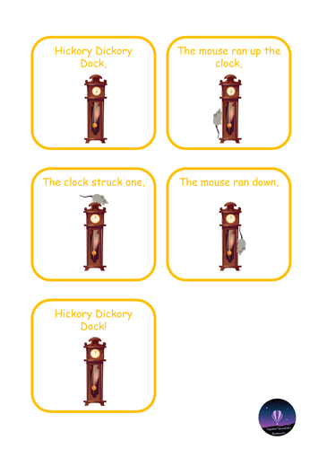 Hickory Dickory Dock EYFS Unit – Nursery Rhymes & Early Learning ...