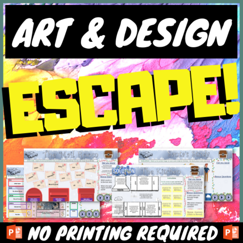 Christmas Art Quiz Escape | Teaching Resources