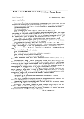 Teaching English: Poetry Unit - Wilfred Owen's 'Exposure' | Teaching ...