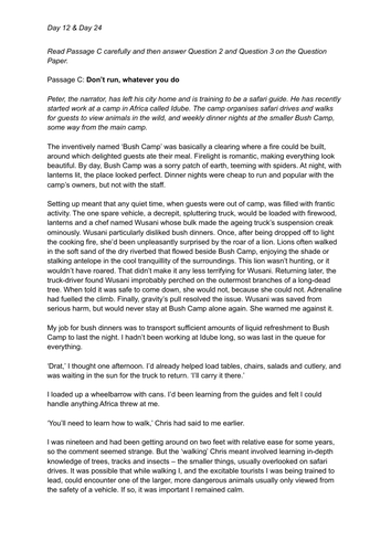 IGCSE English Language Paper 1 Revision | Teaching Resources IGCSE English Language Paper 1 Revision | Teaching Resources