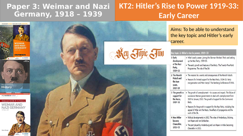 Weimar and Nazi Germany, 1918 – 1939: Key Topic 2 | Teaching Resources