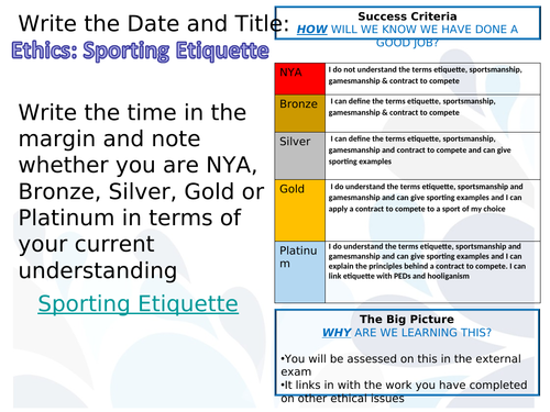 AQA GCSE PE Paper 2 Revision Presentations | Teaching Resources
