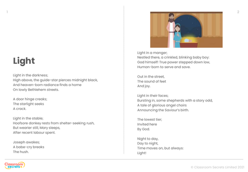 Year 6 Reading Skills - Light | Teaching Resources