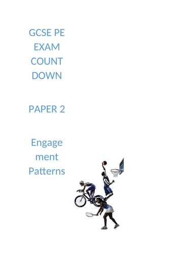 AQA GCSE PE Paper 2 Past Paper Questions Per Topic | Teaching Resources