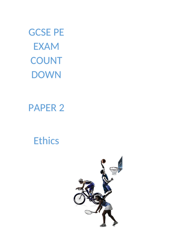 AQA GCSE PE Paper 2 Past Paper Questions Per Topic | Teaching Resources