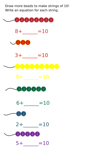 Number bonds to 10 | Teaching Resources