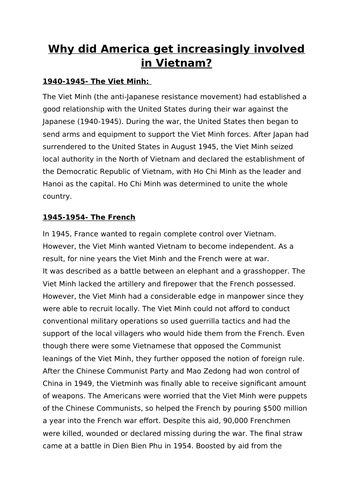 IGCSE History Containment | Teaching Resources