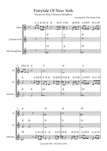 Fairytale Of New York - Primary Band Version | Teaching Resources
