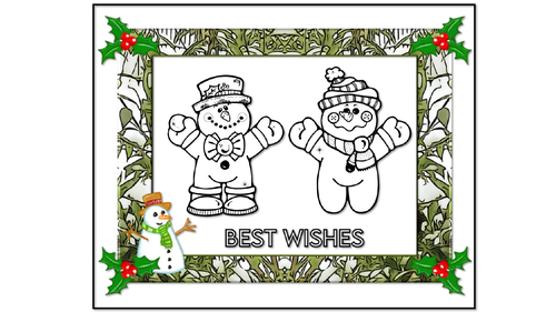 10 Snowmen Christmas Cards to Make EYFS KS1 | Teaching Resources