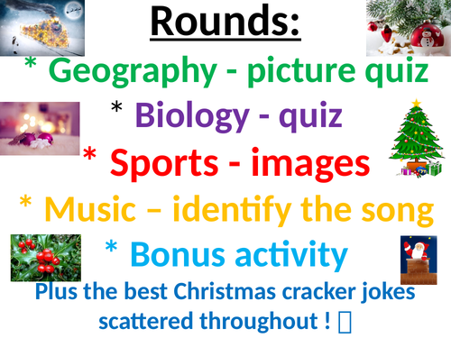 Christmas Geography quiz. Christmas activities. 4 Rounds: Geography ...