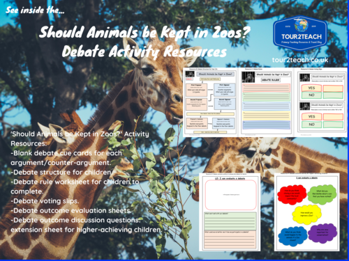 Should Animals be Kept in Zoos? Discussion Text Planning for Year 3/4 ...