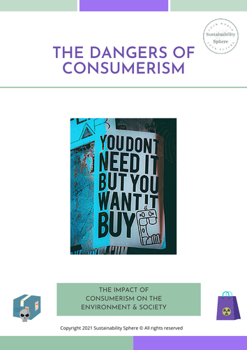 The Dangers of Consumerism - Unit Study (25+ pages) | Teaching Resources