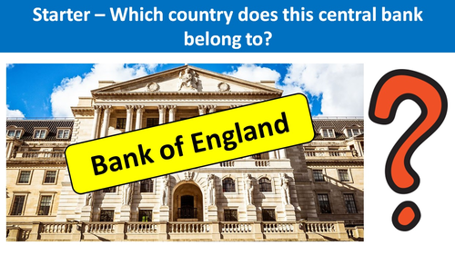 4.4.3 Role of central banks - Theme 4 Edexcel A Level Economics ...